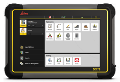 Leica iCON CC170 | Leica iCON CC170 veldcontroller voor totaalstations en GPS | Lasertopo